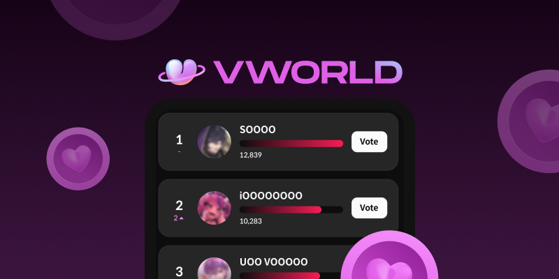 2023년 한국 버추얼 인기투표 [그룹] | VWORLD 버추얼월드